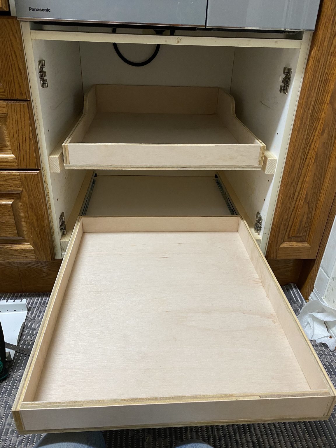 Slide Out Kitchen Shelves